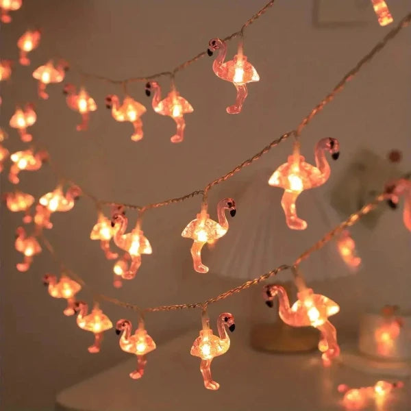 Flamingo LED String Lights — Habitarē Home & Garden